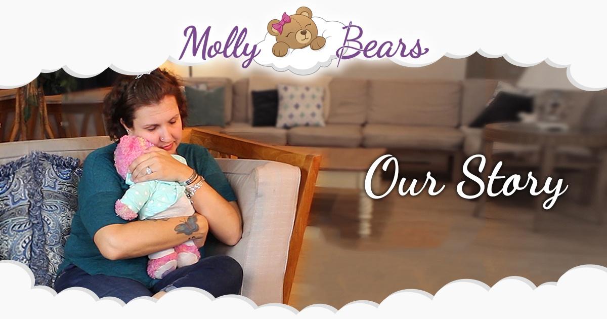 Here is the story of Molly Christine - Molly Bears - Custom Weighted ...